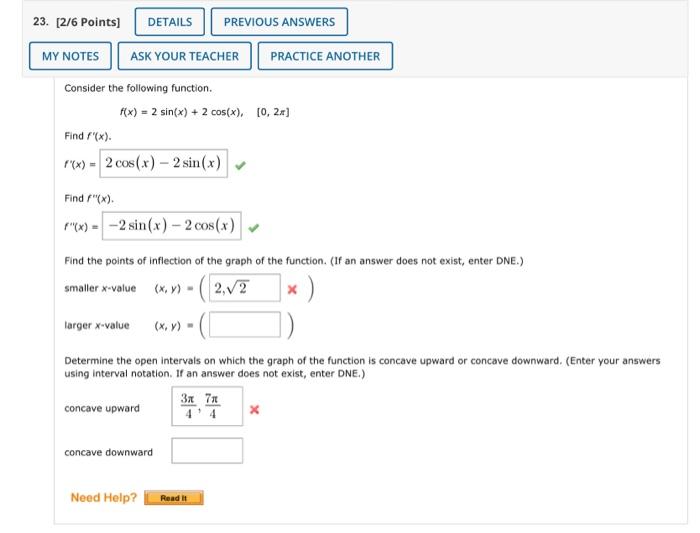 Solved Consider the following function. | Chegg.com