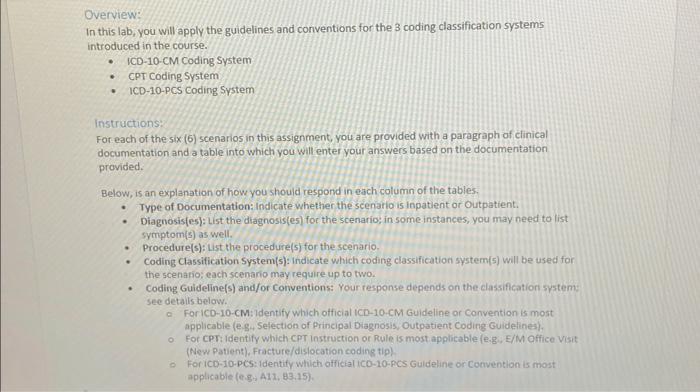 Solved Overview: In this lab, you will apply the guidelines | Chegg.com