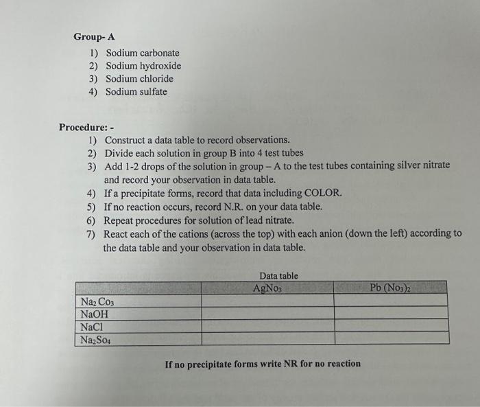 Solved what is final way to represent a precipitate | Chegg.com