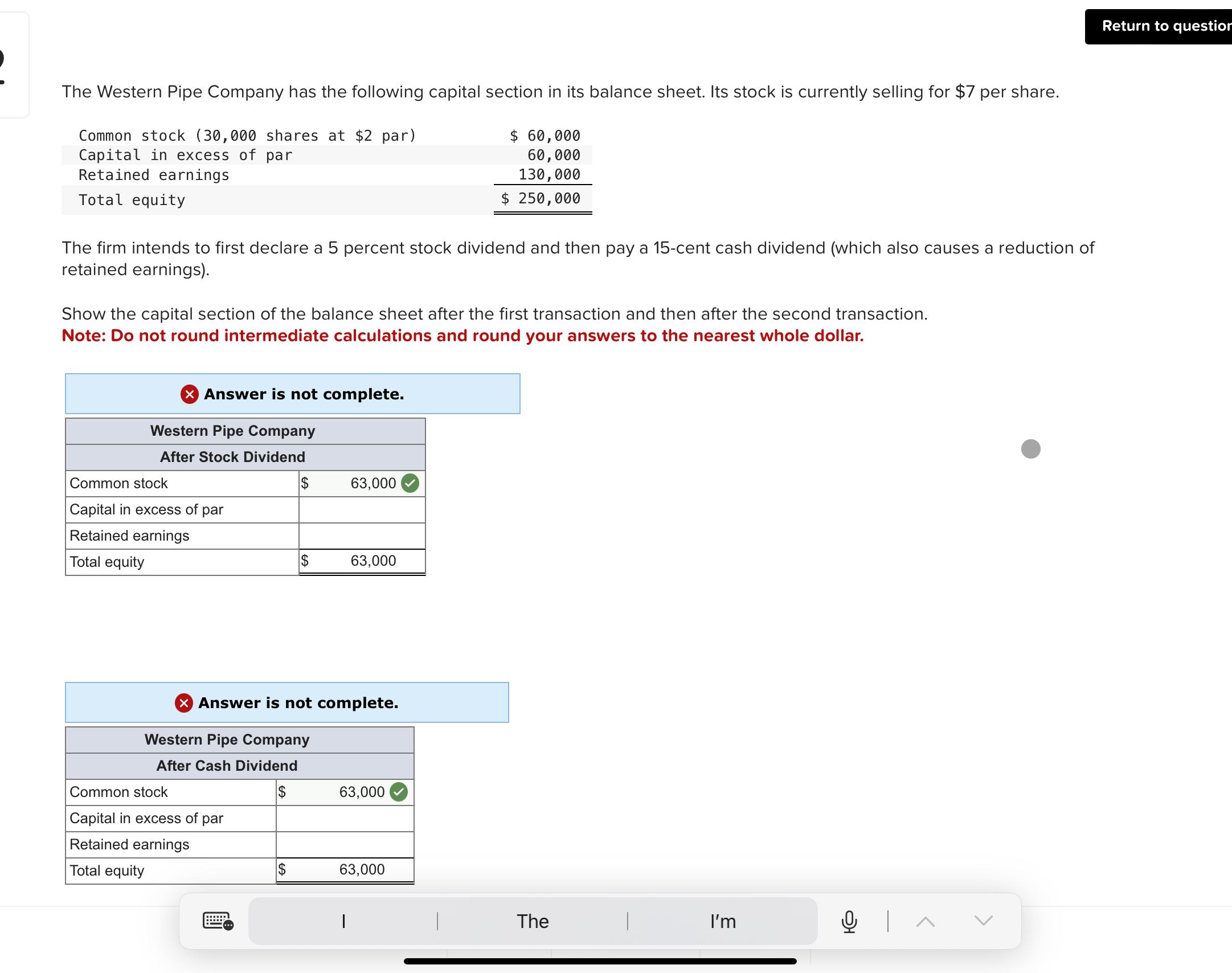 Solved The Western Pipe Company has the following capital | Chegg.com