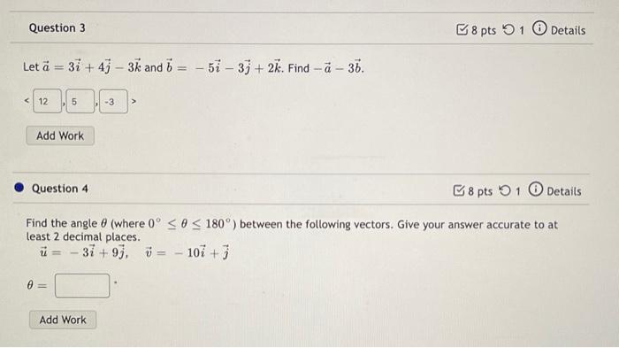 Solved Please answet both subparts, just need verification | Chegg.com