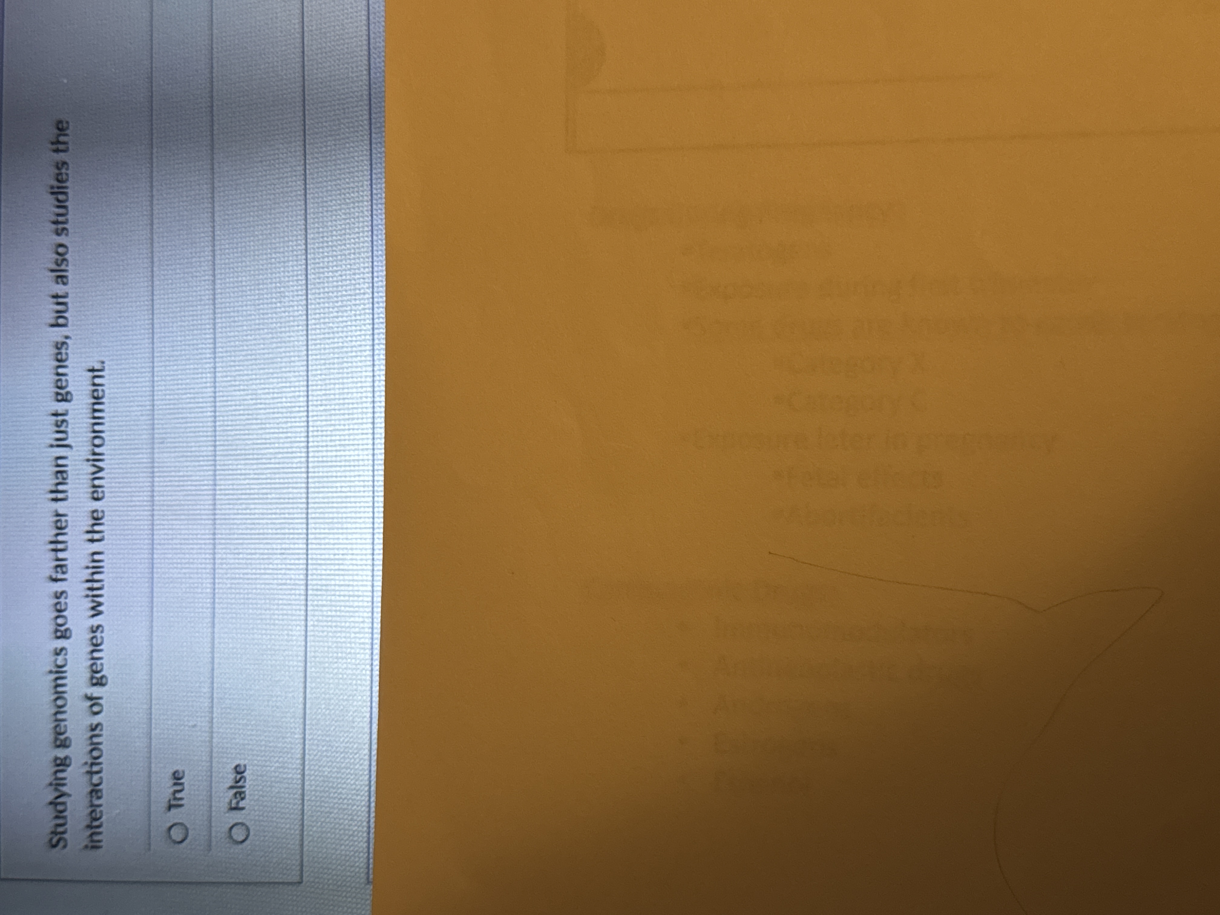 Solved Studying genomics goes farther than just genes, but | Chegg.com