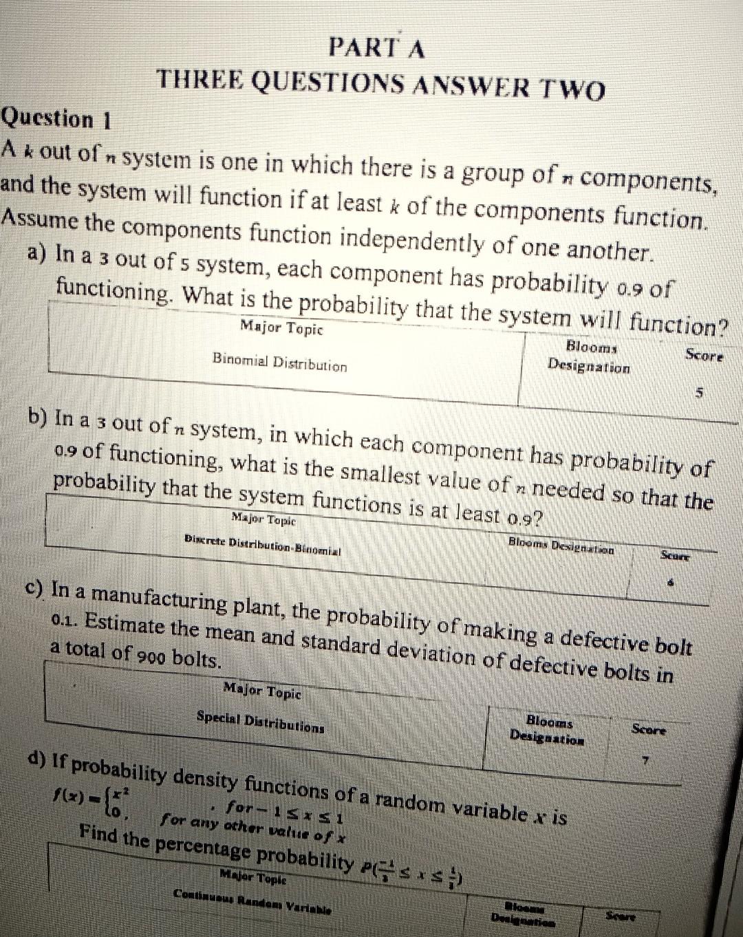 Solved independly of one another. functioning probability | Chegg.com