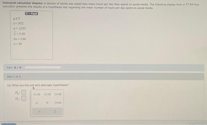 Solved Interpret calculator display: A sample of adults was | Chegg.com