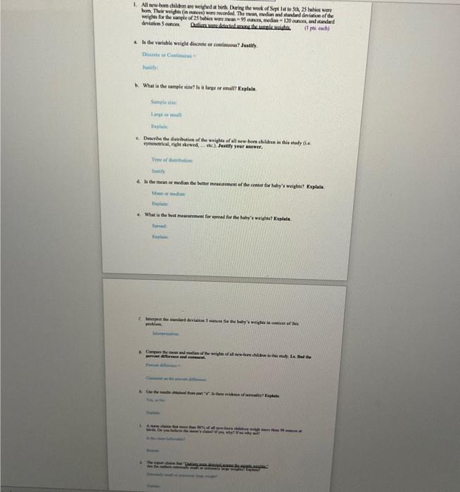 Solved drvition 5 ounon. (I par eath) a. Is the variable | Chegg.com