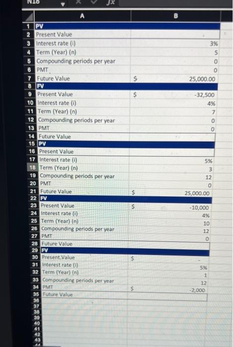 Solved Calculate Present Value and/or Future value wherever | Chegg.com Solved Calculate Present Value and/or Future value wherever | Chegg.com