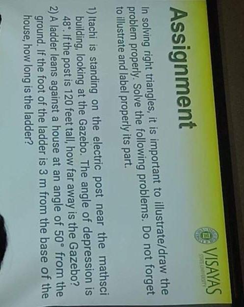 Solved In solving right triangles, it is important to | Chegg.com