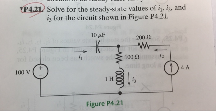 Solved OUILD OULOUUDLU *P4.21. Solve for the steady-state | Chegg.com