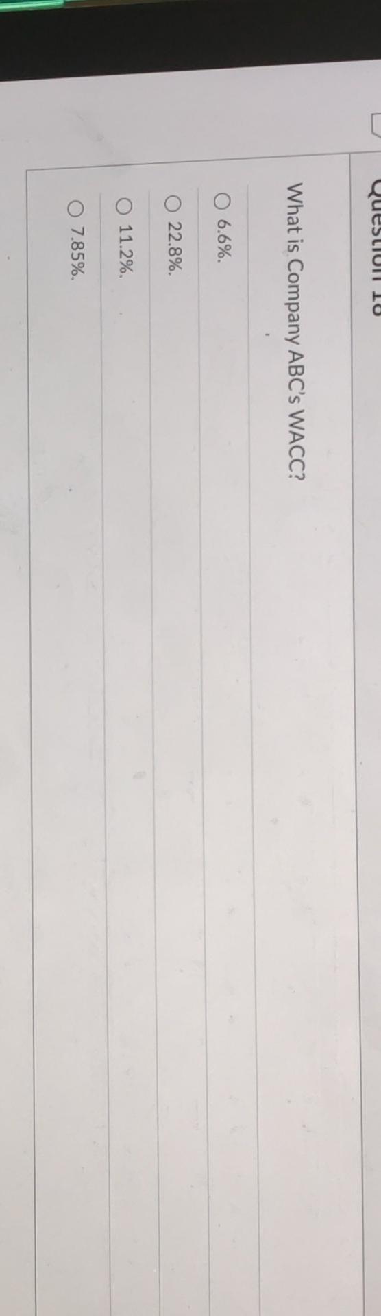 Solved Questions 15-18 are about the following firm (ABC) | Chegg.com