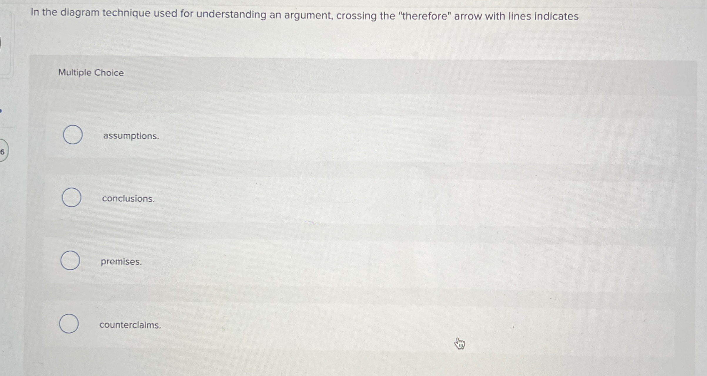 In the diagram technique used for understanding an | Chegg.com