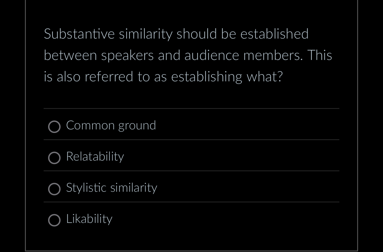 Solved Substantive similarity should be establishedbetween | Chegg.com