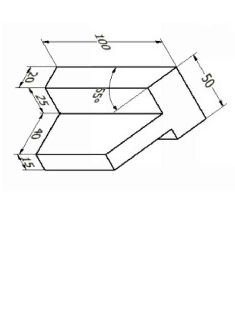 Solved Give the third angle projection of the diagram | Chegg.com