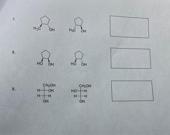 Solved 3. Determine the RS configurations of all the chiral | Chegg.com