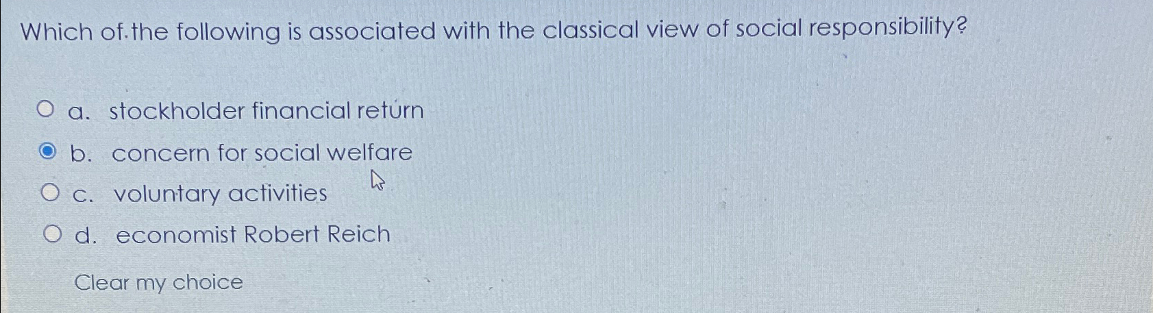 Solved Which of the following is associated with the | Chegg.com