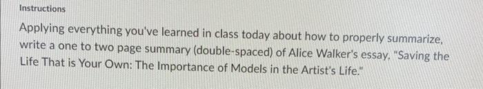 Instructions Applying everything you've learned in | Chegg.com