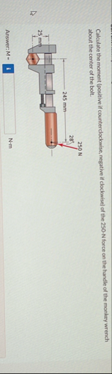 Solved Elements of the lower arm are shown in the figure. | Chegg.com