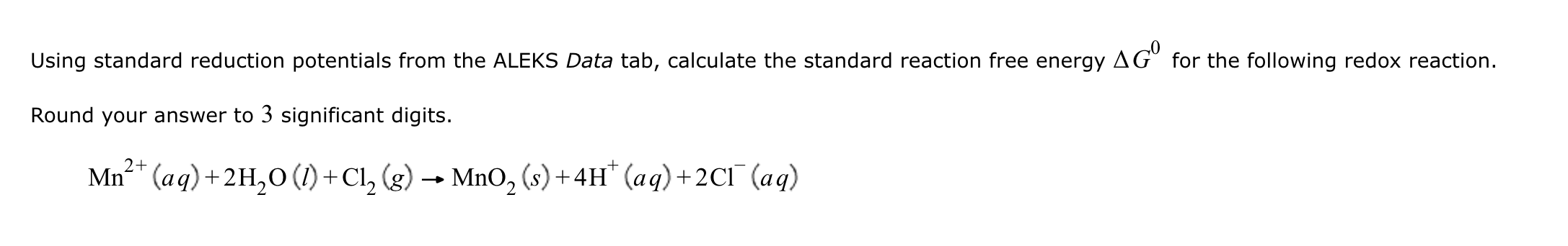 Solved Using standard reduction potentials from the ALEKS | Chegg.com