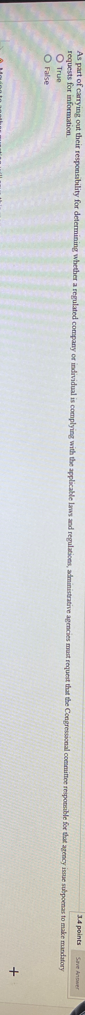 Solved requests for informationO TrueFalse | Chegg.com