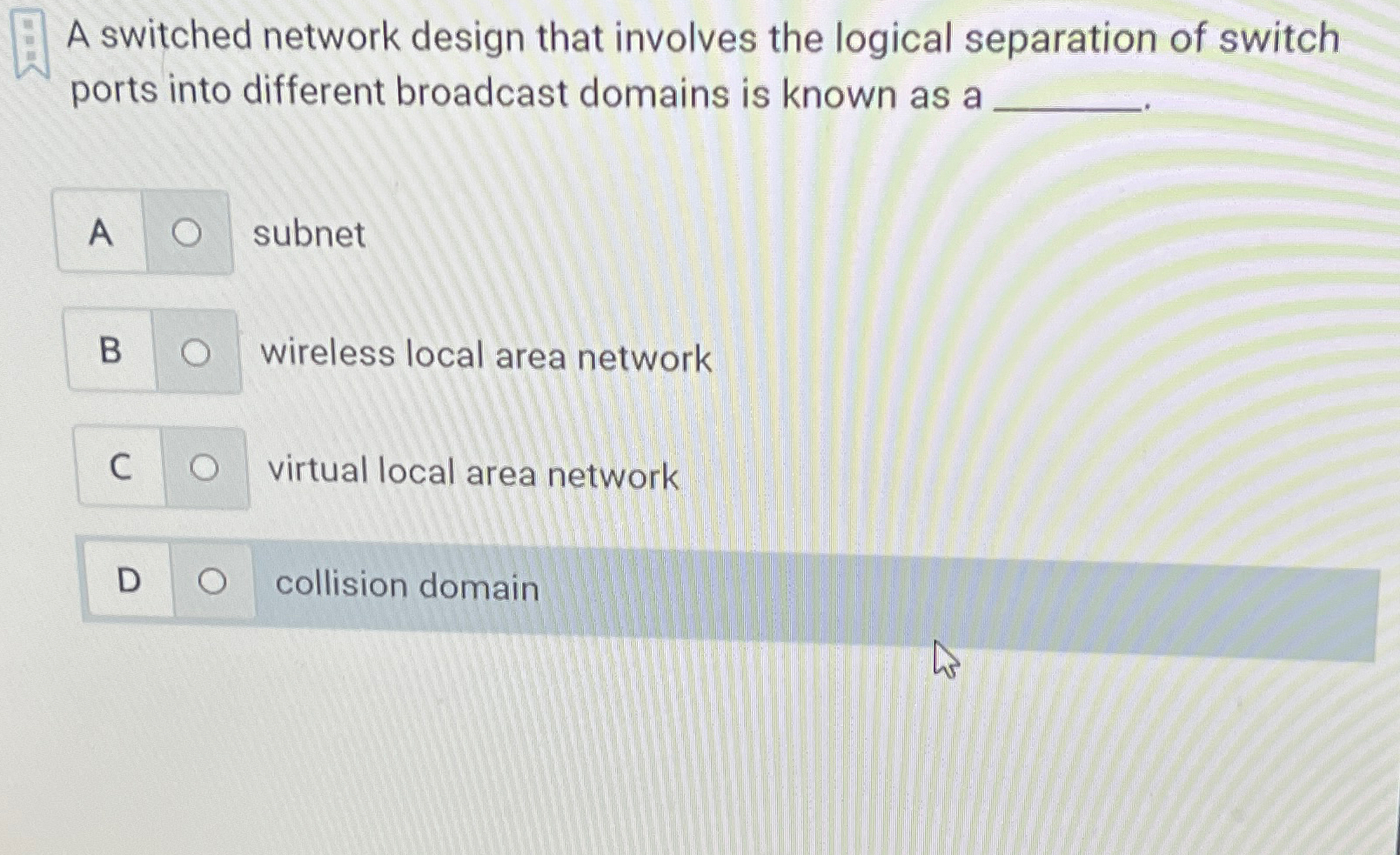 Solved A switched network design that involves the logical | Chegg.com