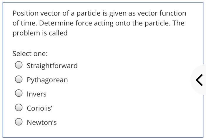 Solved Position vector of a particle is given as vector | Chegg.com
