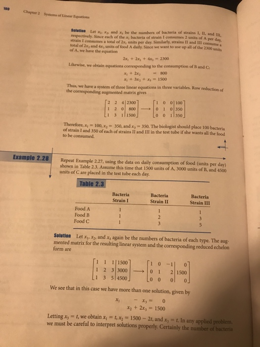 Solved Read the following applications of solving linear | Chegg.com
