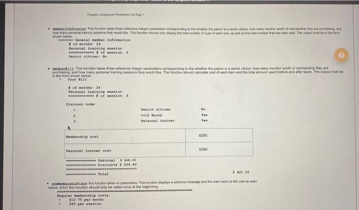 Programming Assignment2 Problem Specification 