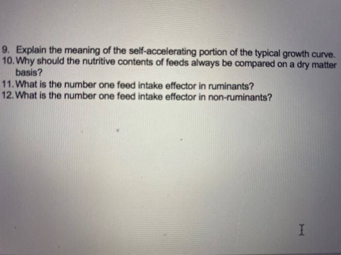 9. Explain the meaning of the self-accelerating | Chegg.com