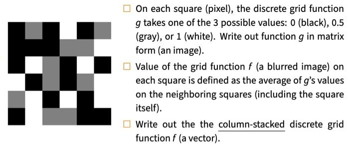 Discrete grid function: For all m,k=1,…,n : | Chegg.com
