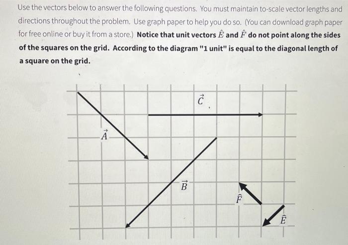 Solved Use the vectors below to answer the following | Chegg.com