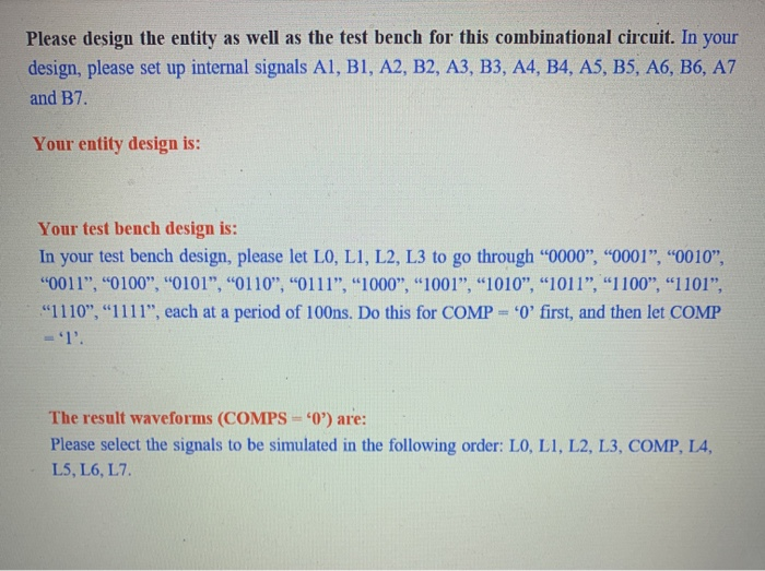 Solved Q5) A combinational circuit with internal signals and | Chegg.com
