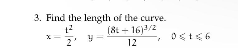 Solved Find the length of the | Chegg.com