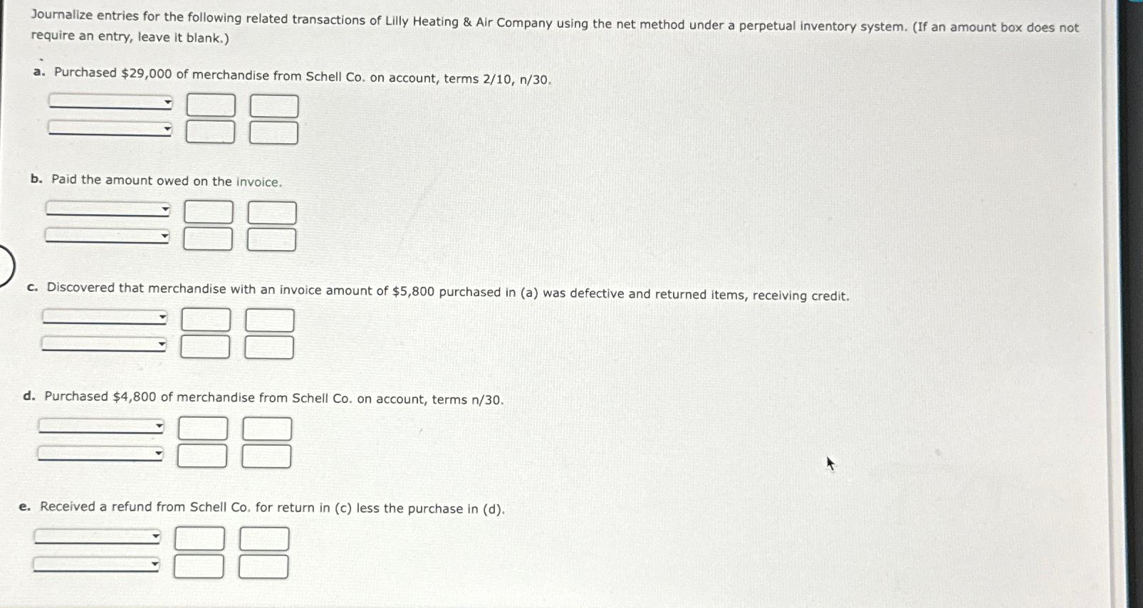 Solved Journalize entries for the following related | Chegg.com