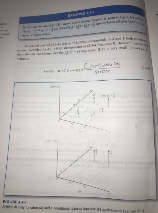 Solved 4.4-1. Find the conditional density functions foxly), | Chegg.com