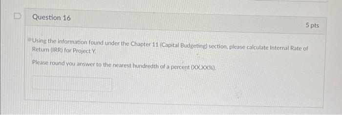 Solved Using the information found under the Chapter 11 | Chegg.com