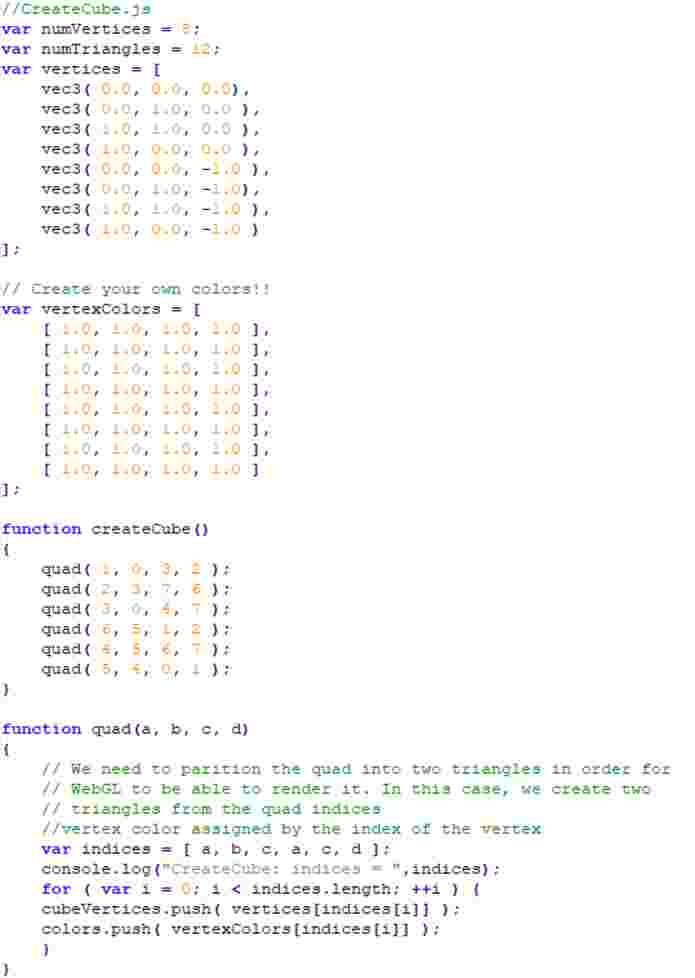 Solved Create a WebGL program that explodes objects from a | Chegg.com