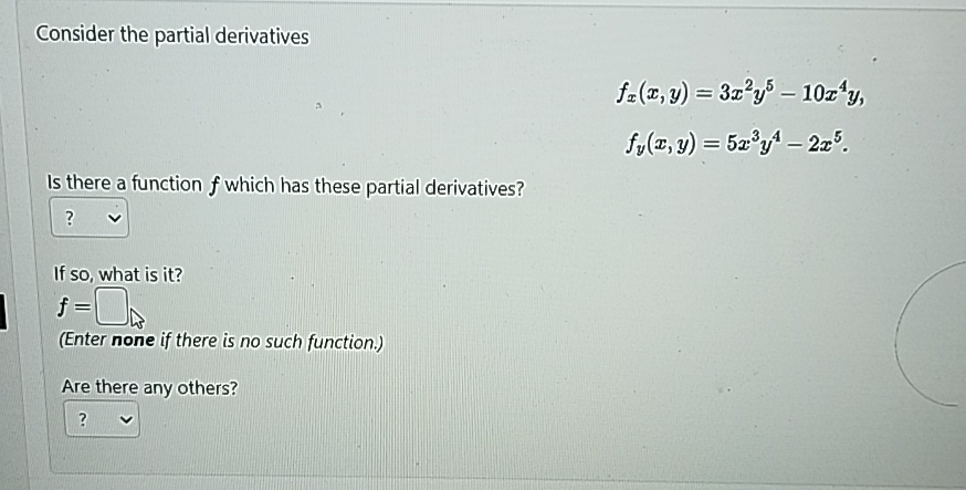 Solved Consider the partial | Chegg.com