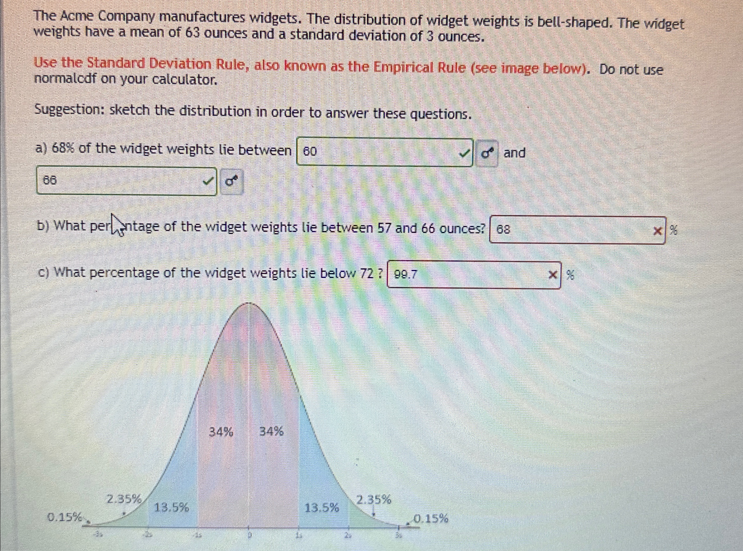 Solved The Acme Company manufactures widgets. The | Chegg.com