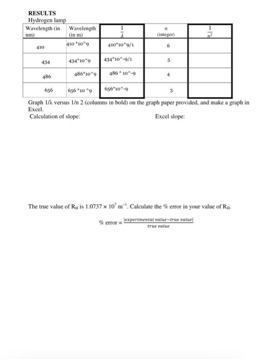 Solved DATA Mercury lamp \begin{tabular}{|l|c|} \hline Color | Chegg.com