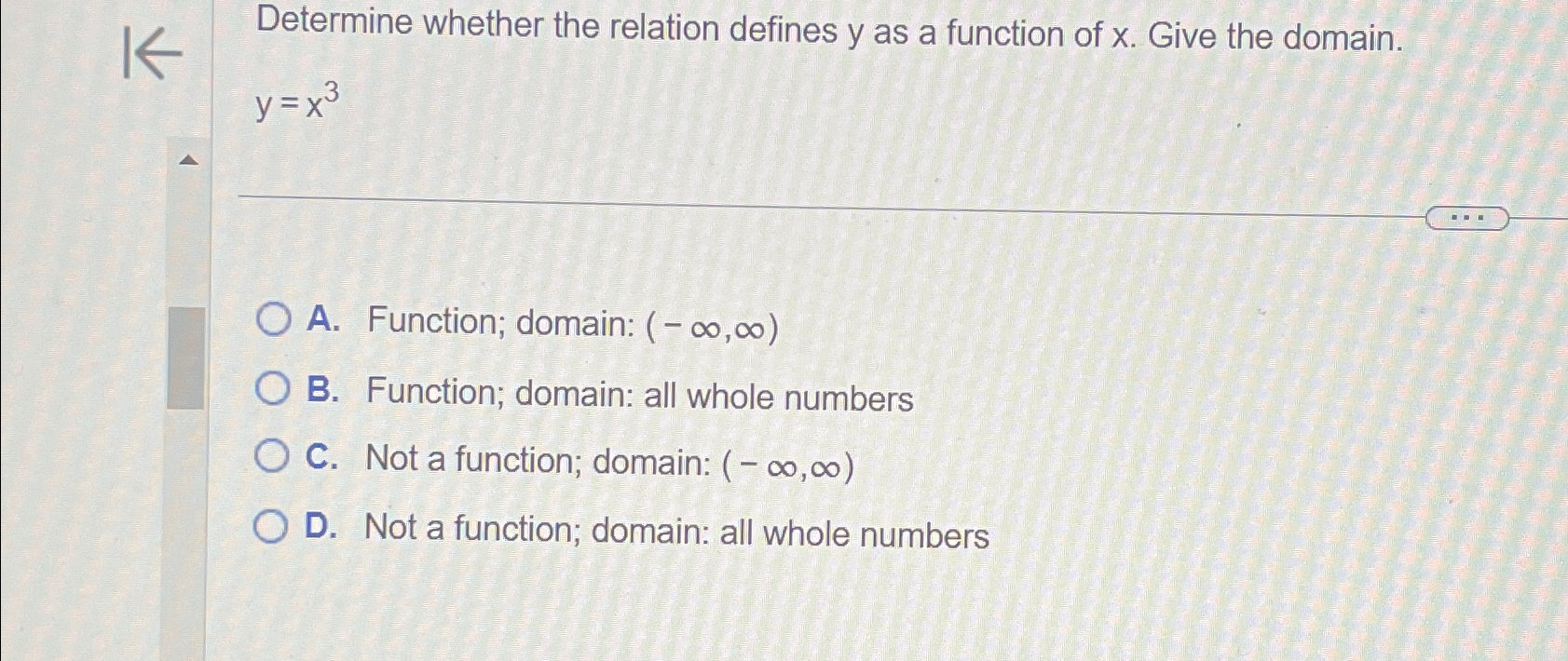 Solved Determine Whether The Relation Defines Y ﻿as A