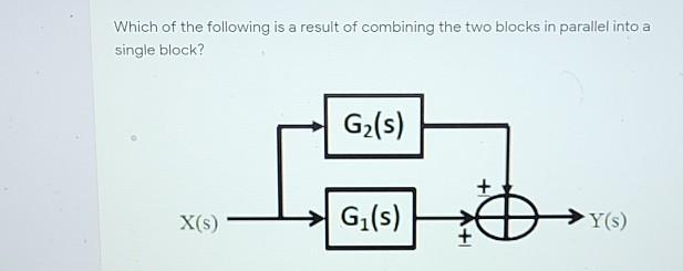 Solved Reduce the following system into a single block using | Chegg.com