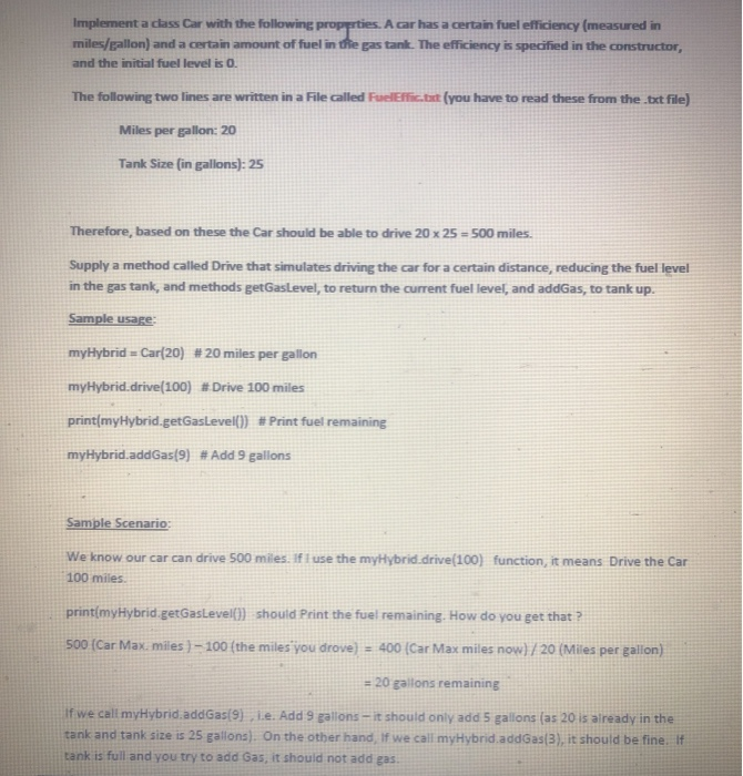 Solved Final Project Implement chass Car with the following | Chegg.com