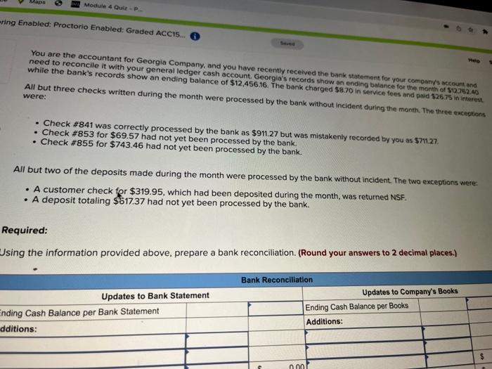 Solved You are the accountant for Georgia Company, and you | Chegg.com