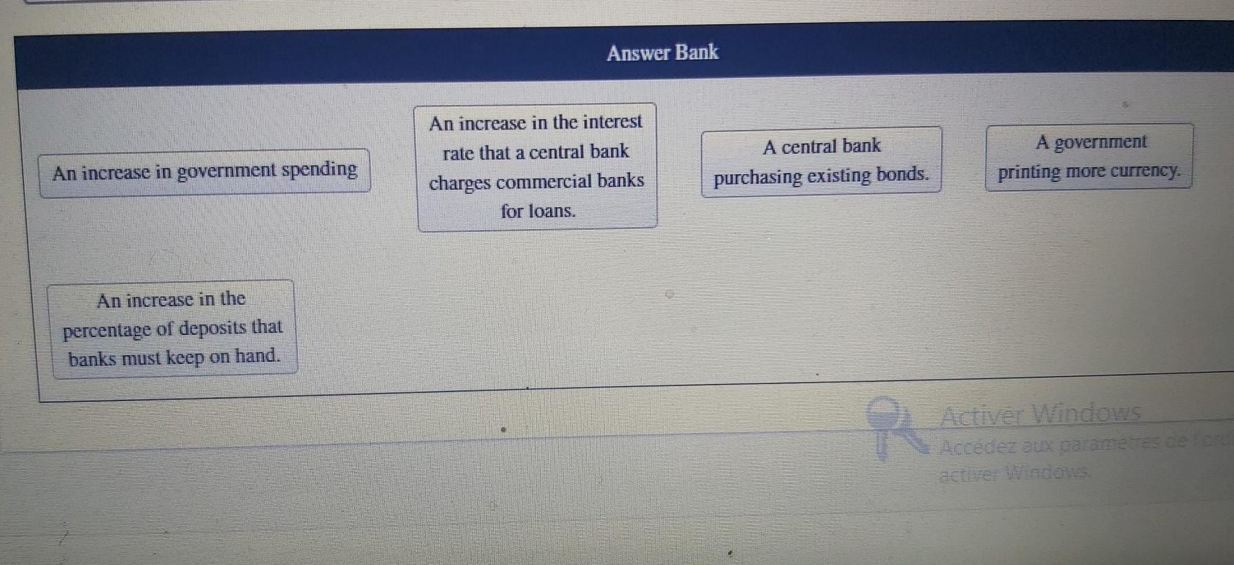 Solved Ol There Are Several Ways That Central Banks Can Chegg