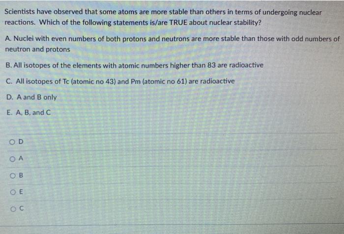 Solved In a certain fission reaction, U-235 (atomic no 92) | Chegg.com