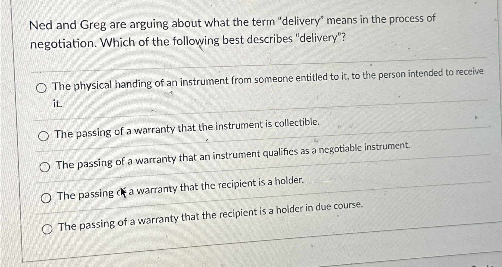 Solved Ned and Greg are arguing about what the term | Chegg.com