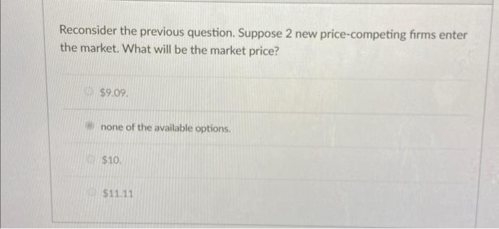 Solved Reconsider the previous question. Suppose 2 new | Chegg.com