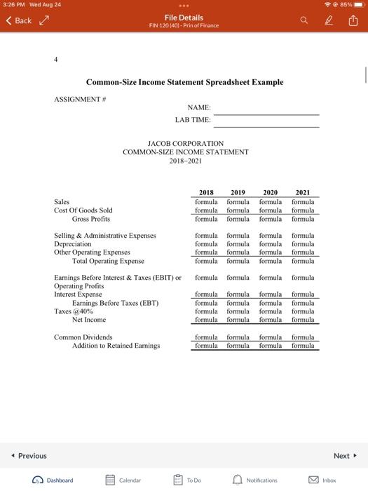 Solved Income Statement Exercise: Prepare both consolidated | Chegg.com