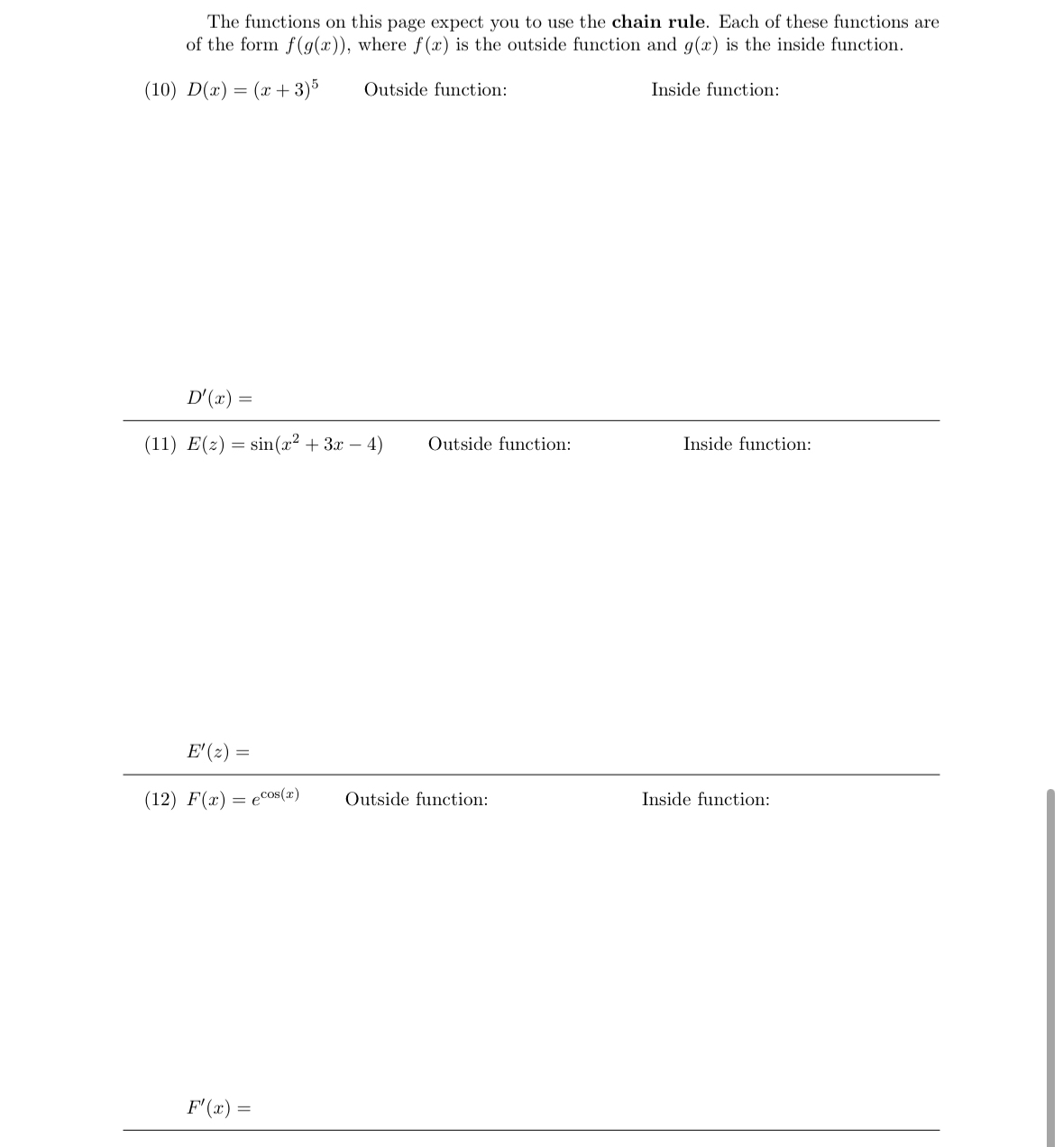 Solved The functions on this page expect you to use the | Chegg.com