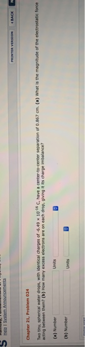 Solved Help System Announcements PRINTER VERSION 4 BACK | Chegg.com