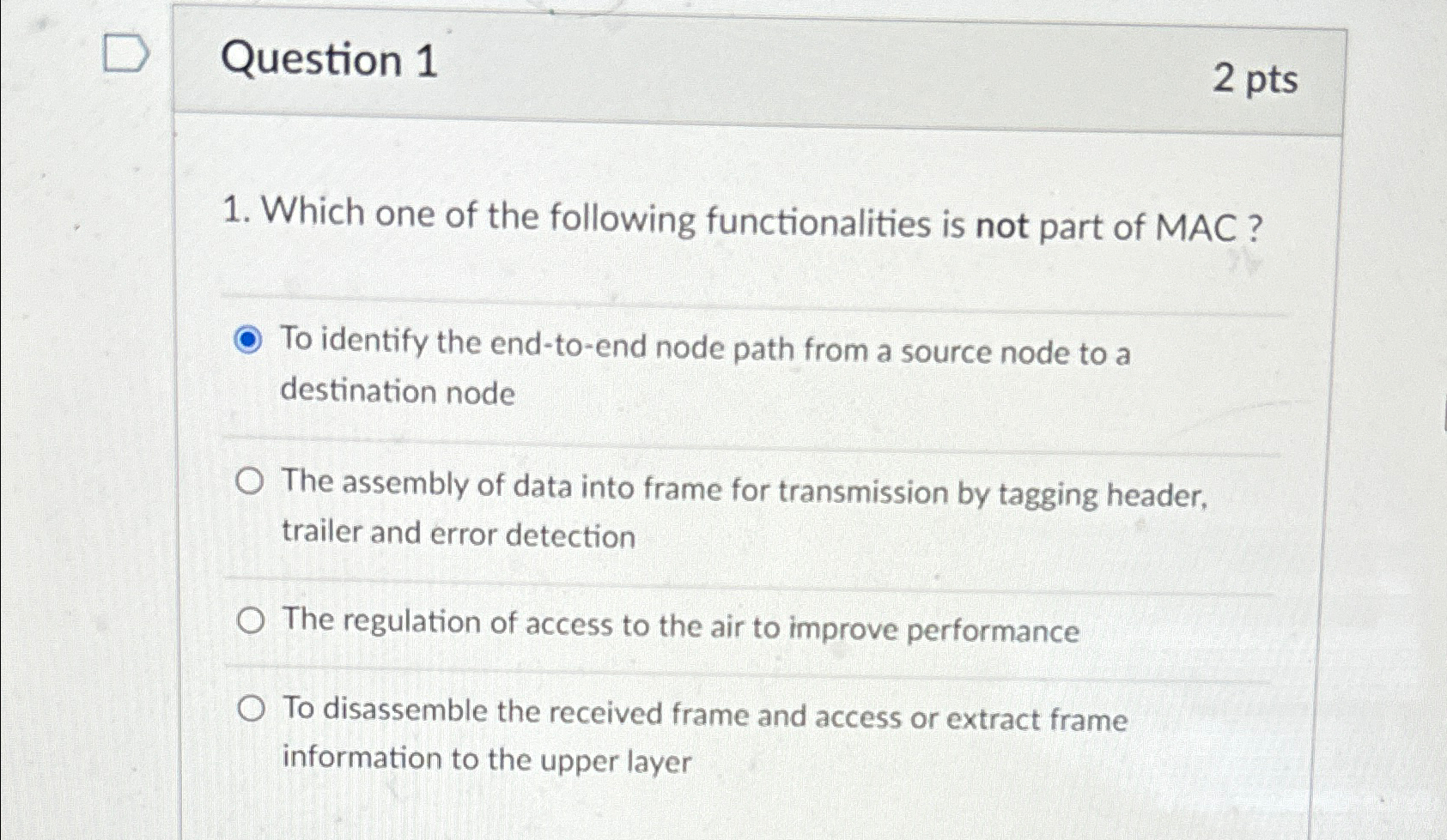 Solved Question 12 ﻿ptswhich One Of The Following 